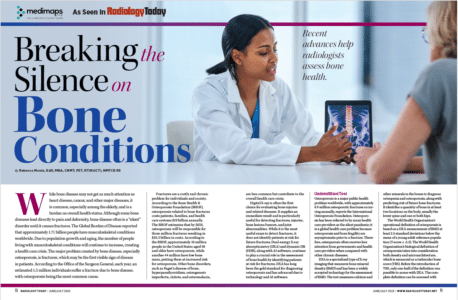 Radiology Today: "Breaking the silence on bone conditions" - Medimaps